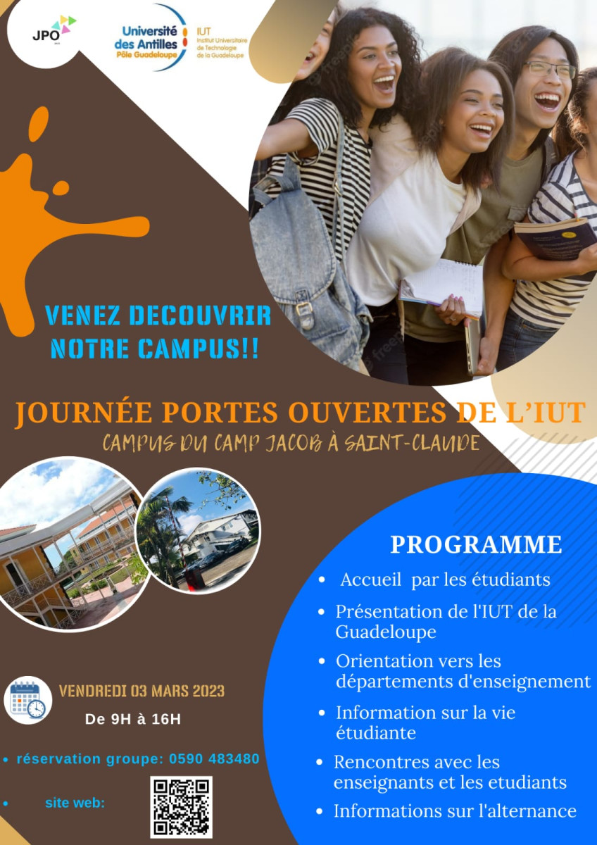 Journée Portes Ouvertes 2023 - IUT de la Guadeloupe